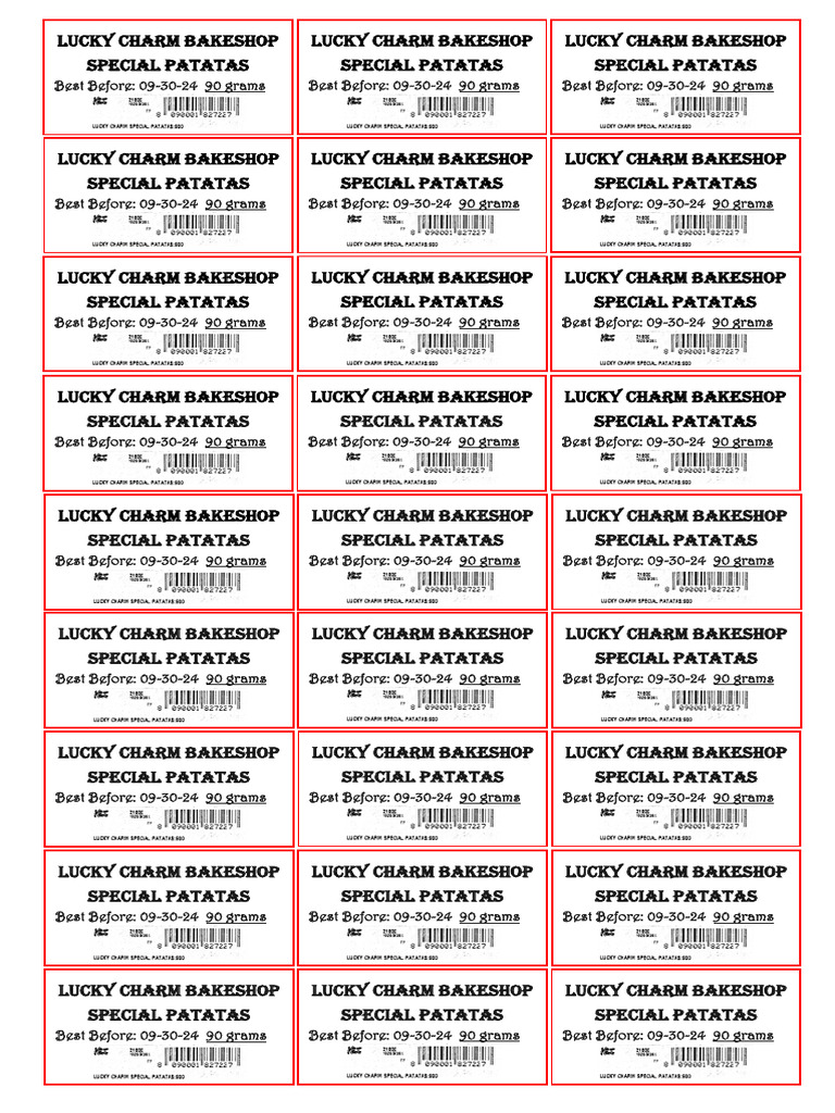 LCB SP Label W Barcode - 2 Apr 2024 | PDF