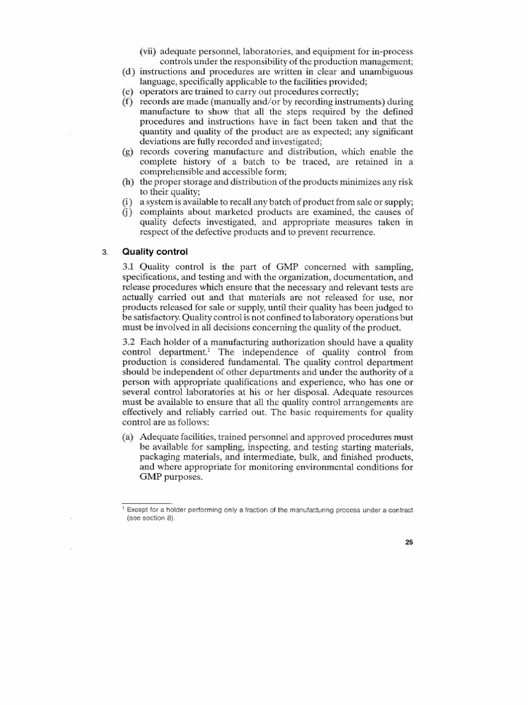 Control de Calidad en Informe 32 OMS | PDF