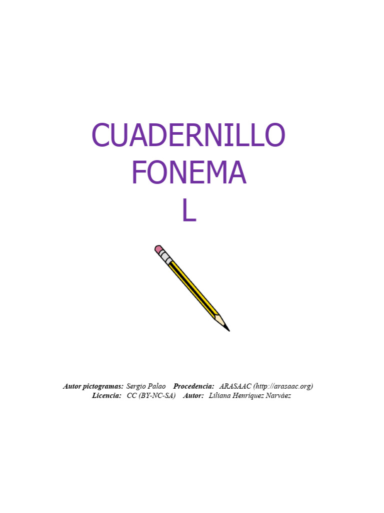 Cuadernillo Fonema l | PDF
