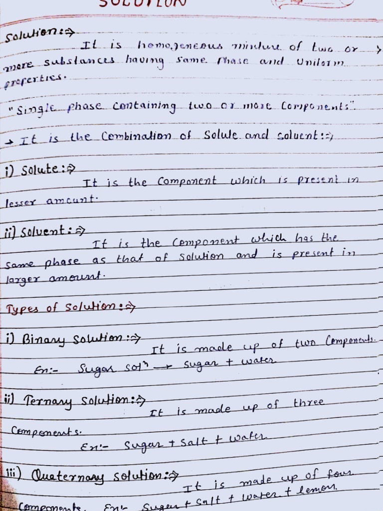 Class 12th Solution Chapter | PDF