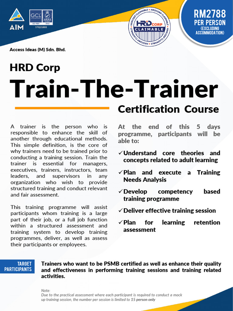 AIM TTT2023 Brochure May 2023 | PDF | Learning | Human Communication