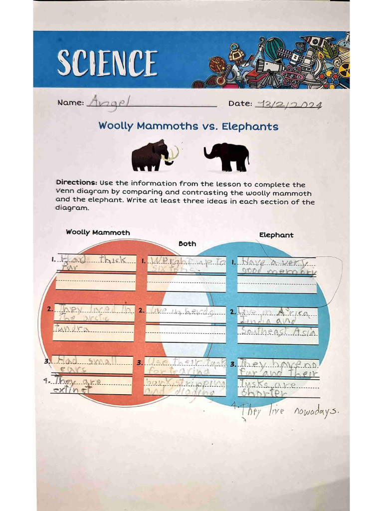 Mammoth Vs Elephant | PDF