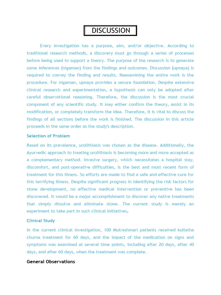 Discussion and Conclusion PHD Thesis | PDF | Experiment | Surgery