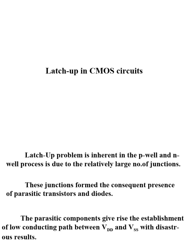 latch-up | PDF | Wafer (Electronics) | Silicon