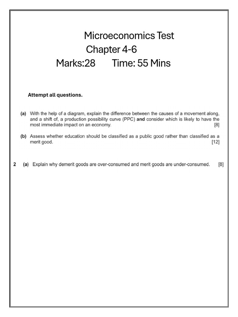Micro Test 2 | PDF