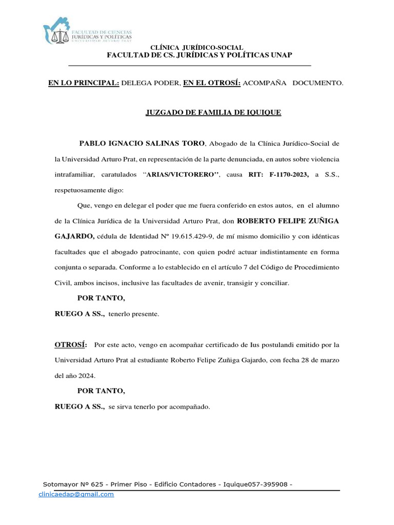 DELEGA PODER ccf-1170-2023 | PDF