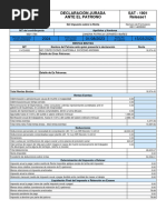 Declaracion Jurada Ante El Patrono Formulario Sat 1101 | PDF