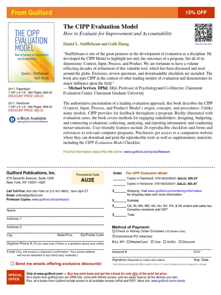 CIPP Evaluation Model Overview | PDF | Evaluation | Books