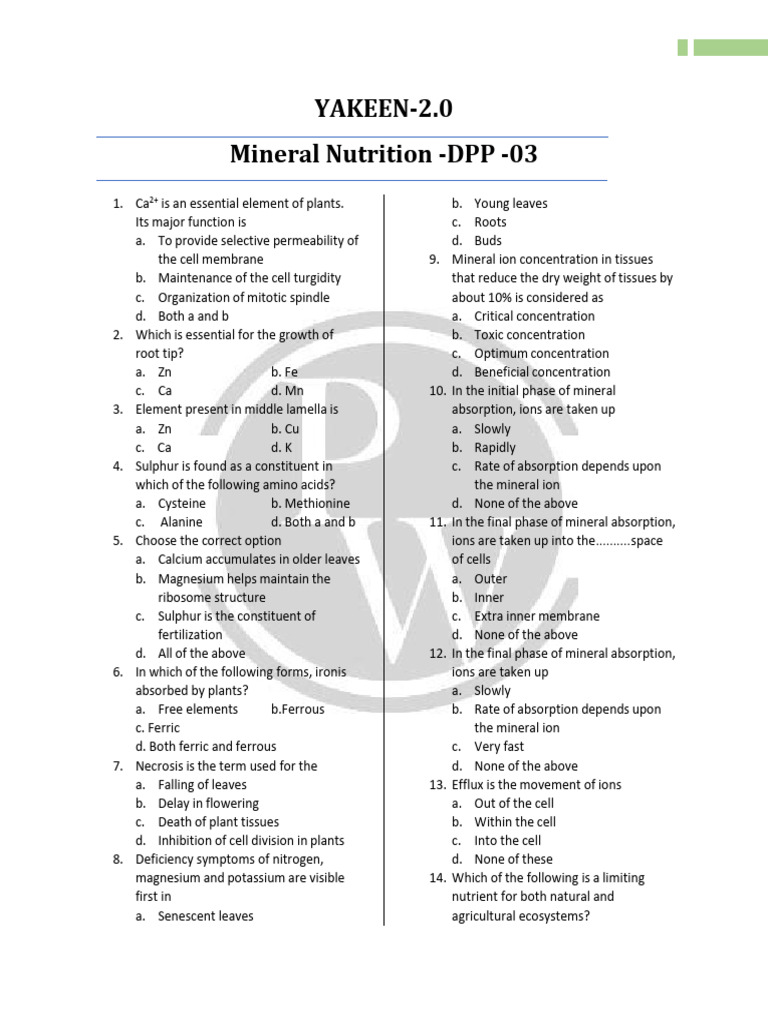 (@NEET - NIKALO1) LEC 3 BIOlOGY DPP | PDF | Biology