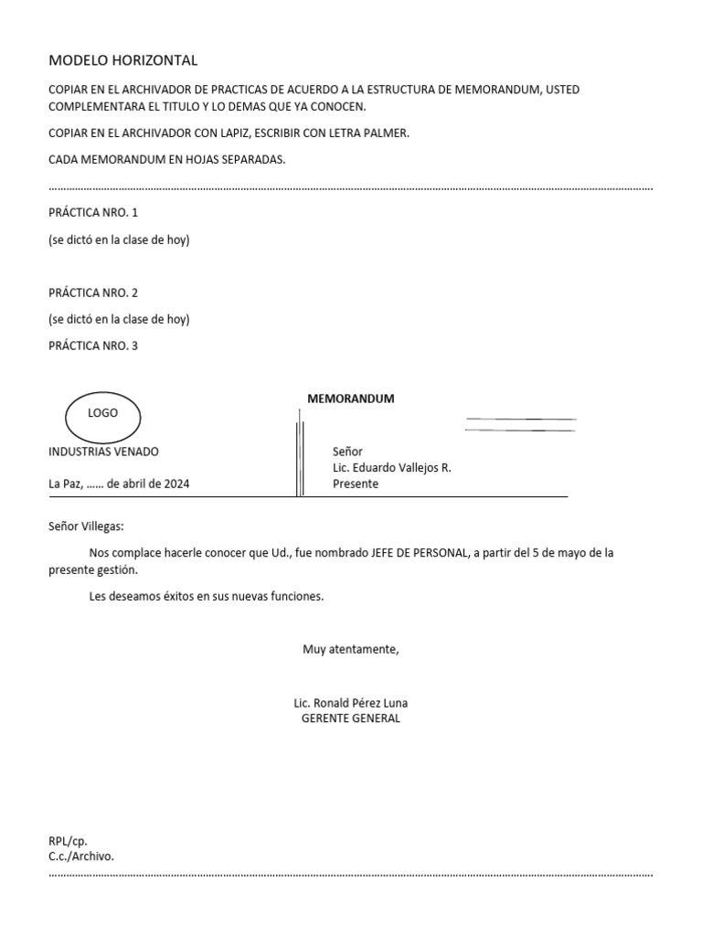 Tarea Del Módulo de Redacción y Correspondencia I-b | PDF