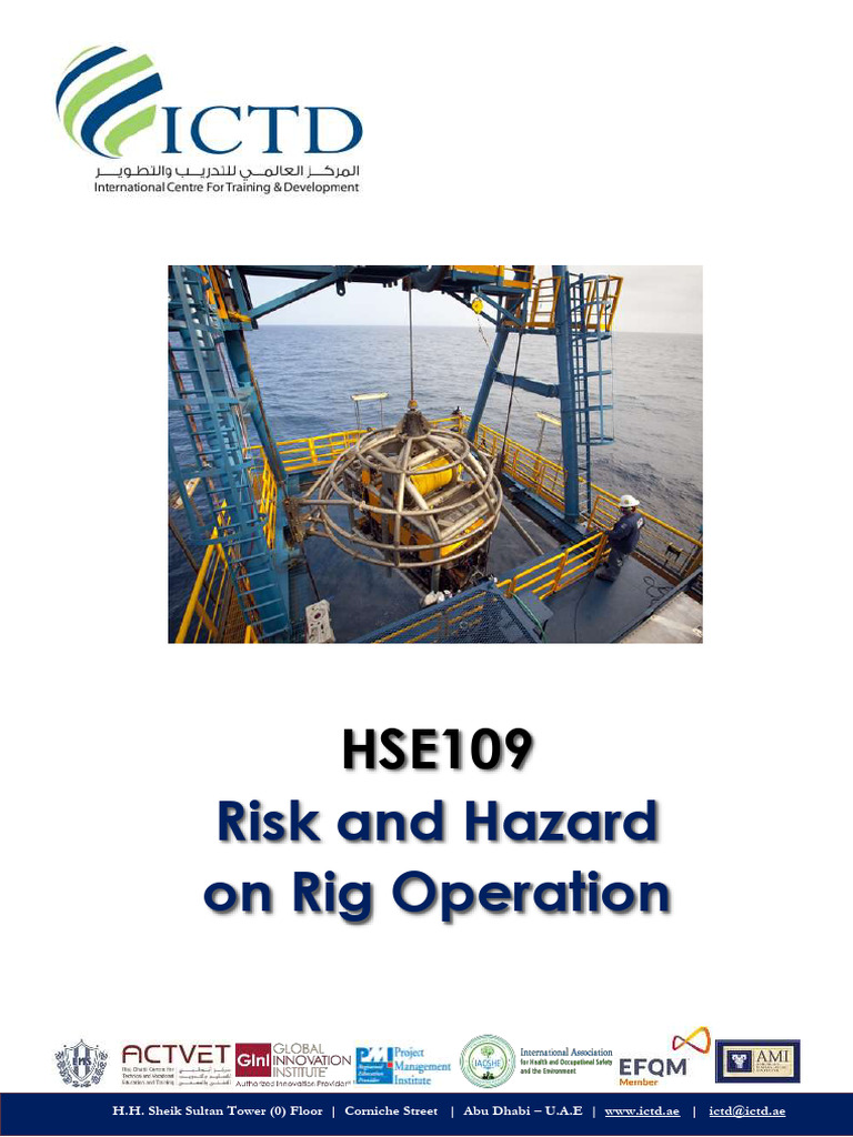 HSE109 - Risk and Hazard On Rig Operation | PDF | Drilling Rig ...