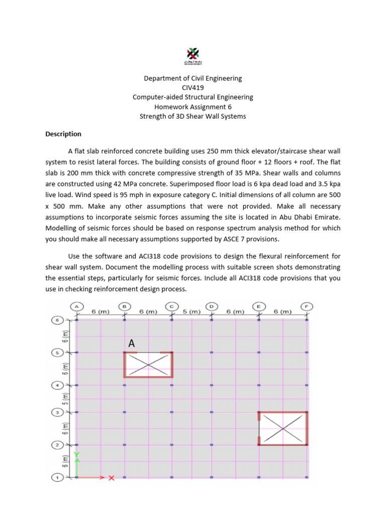 HW6 Strength and Reinforcement of Shear Walls | Download Free PDF ...