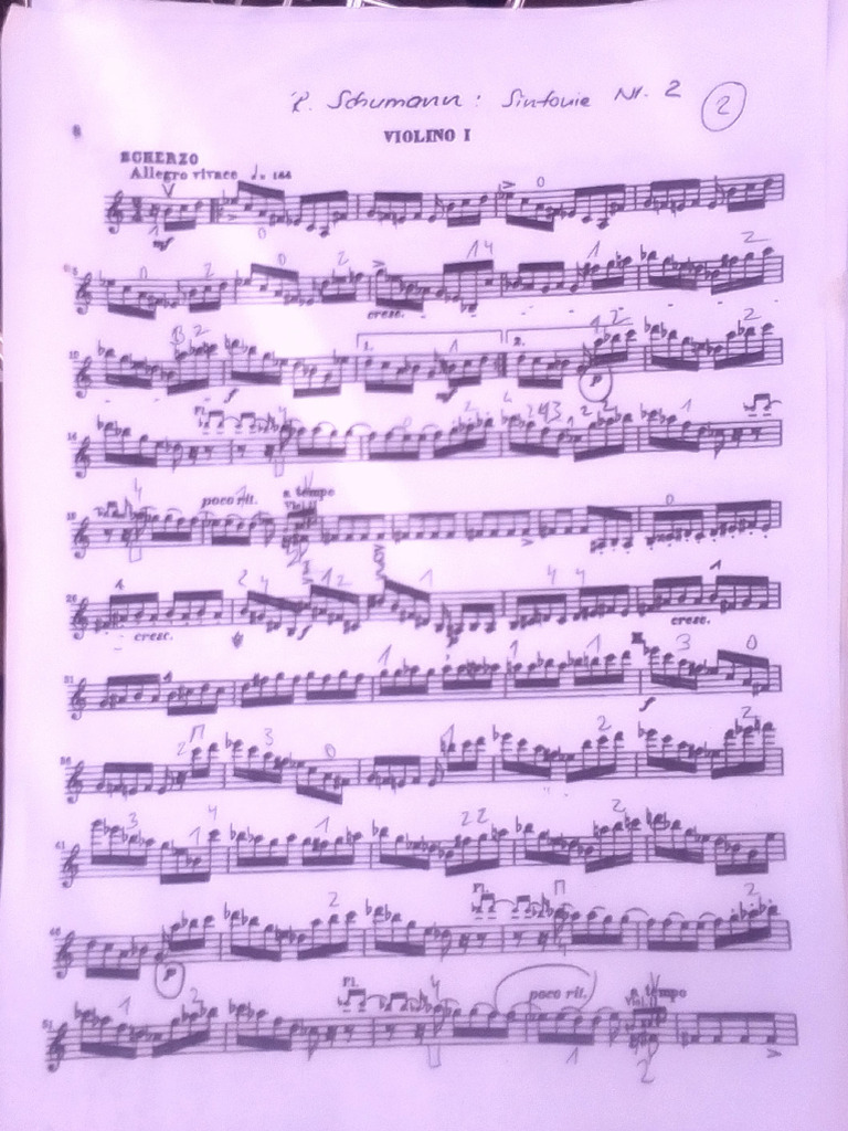 Schumann 2.Symphony Scherzo | PDF