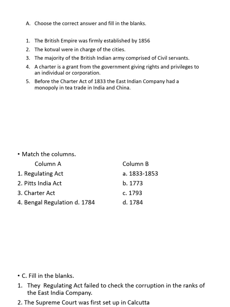 Overview of British Colonial Administration | PDF | British Raj ...