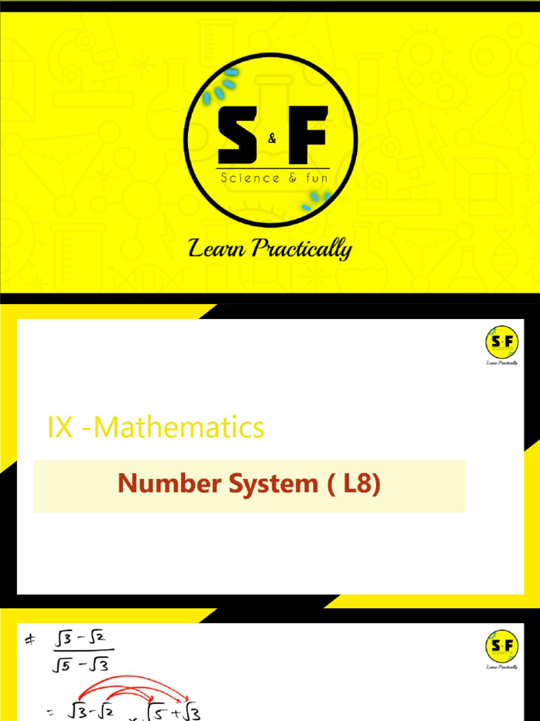 Number System L8 | PDF