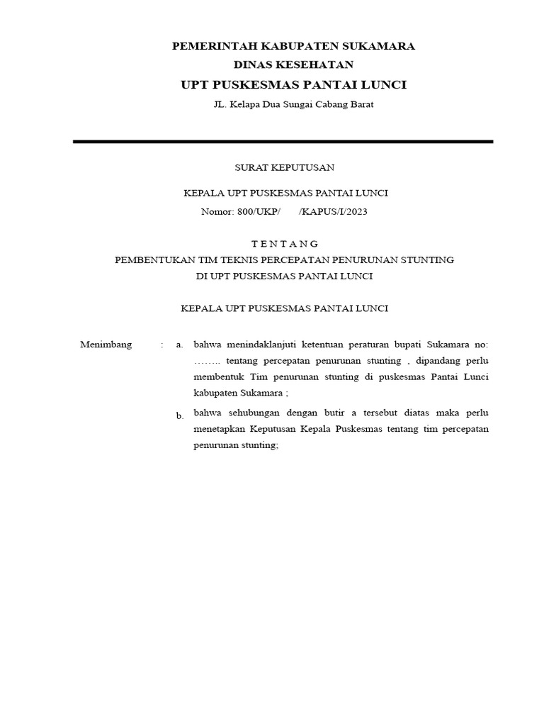 4113 - SK - Tim - Stunting (EDIT ETY) | PDF