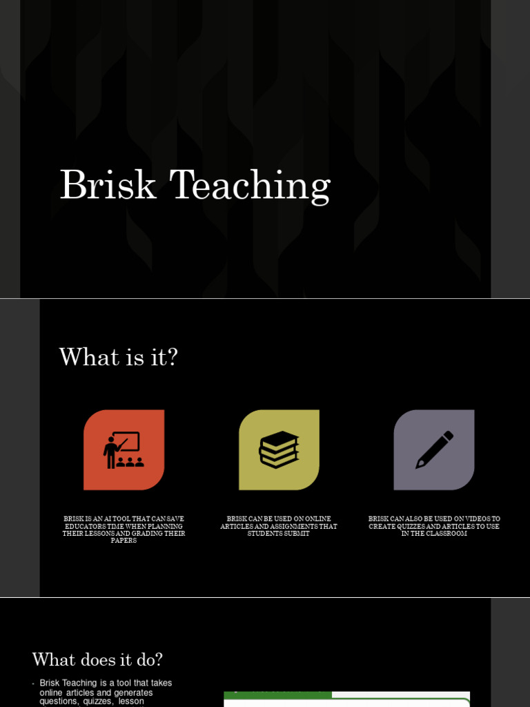 Brisk Teaching Ai | Download Free PDF | Quiz | Teaching