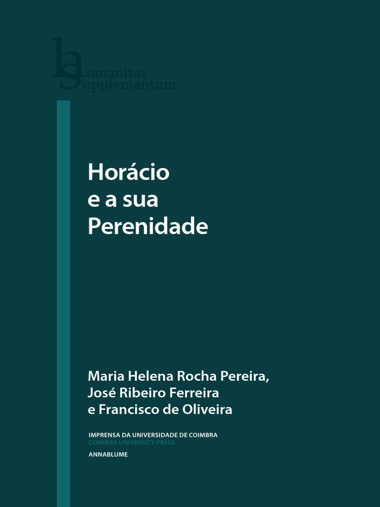 10 - Hor Cio e A Sua Perenidade | PDF | Poesia | Portugal