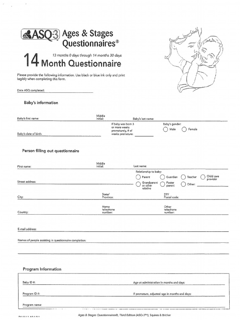 14-Month-ASQ (1) | PDF