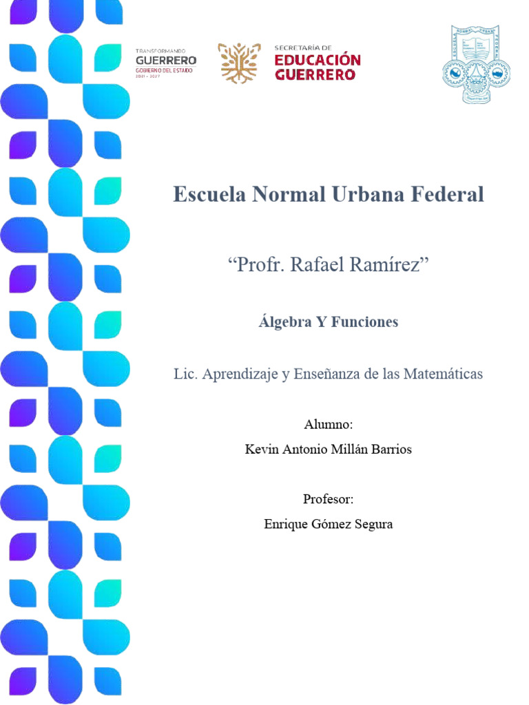 Algebra Tarea2 Kevin | PDF | Pensamiento | Pensamiento crítico