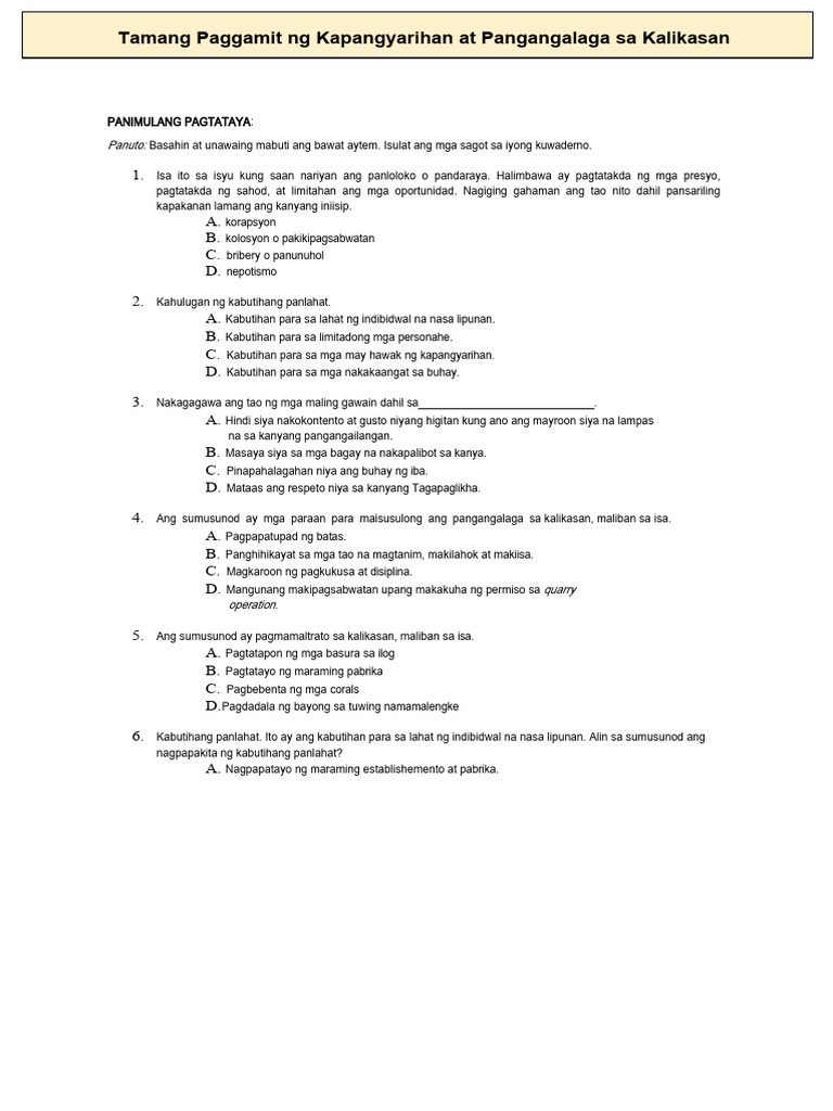 NegOr Q4 EsP10 Modyul2 v2 | PDF