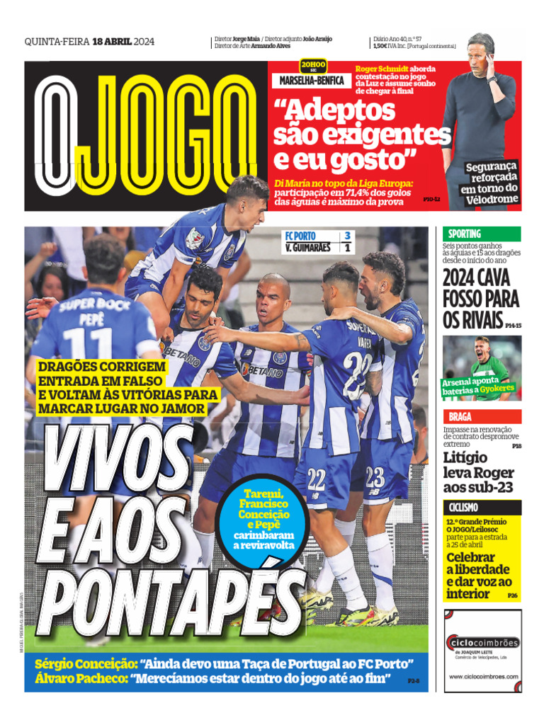 (20240418-PT) O Jogo | PDF | Futebol | Clubes de Futebol