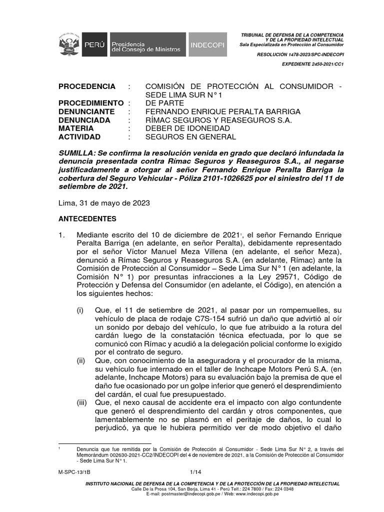 Rímac | PDF | Póliza de seguros | Seguro