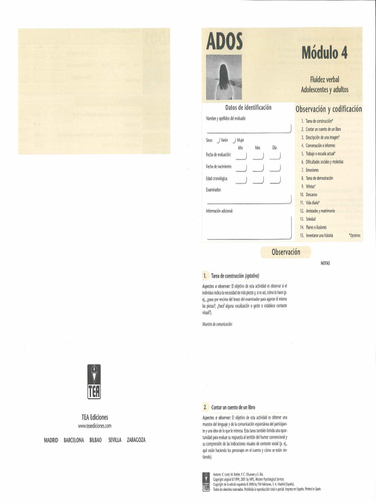 ADOS Modulo4 | PDF