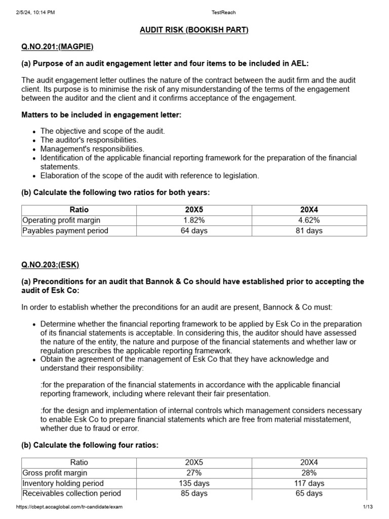 All Bookish Knowledge Parts in ONE FILE - AA | PDF | Audit | Financial ...