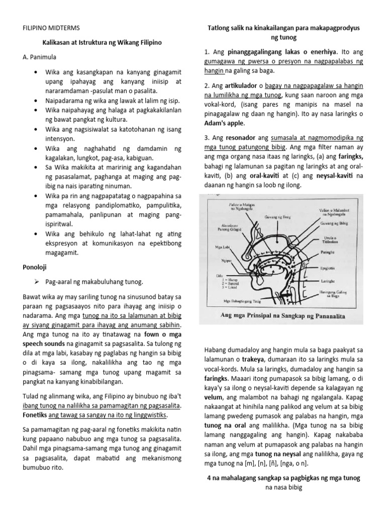 Filipino Midterm 8 | PDF
