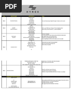 HYROX Master Class Training Program | PDF | Heart Rate | Physical Fitness