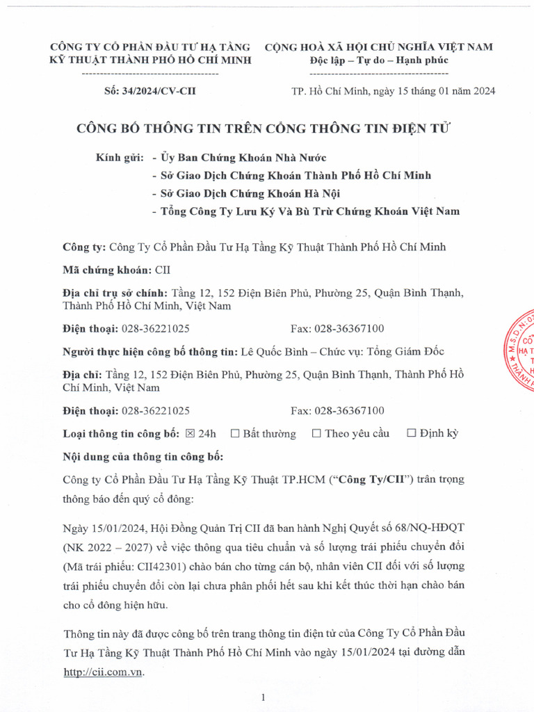 Cii CBTT Nghi Quyet H QT Thong Qua Tieu Chuan Va So Luong TPC Cho CBNV ...