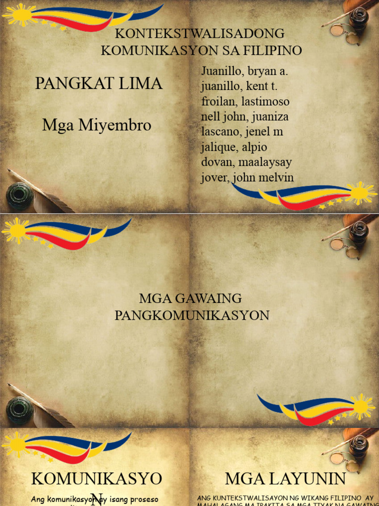 Filipino Pangkat Lima | PDF