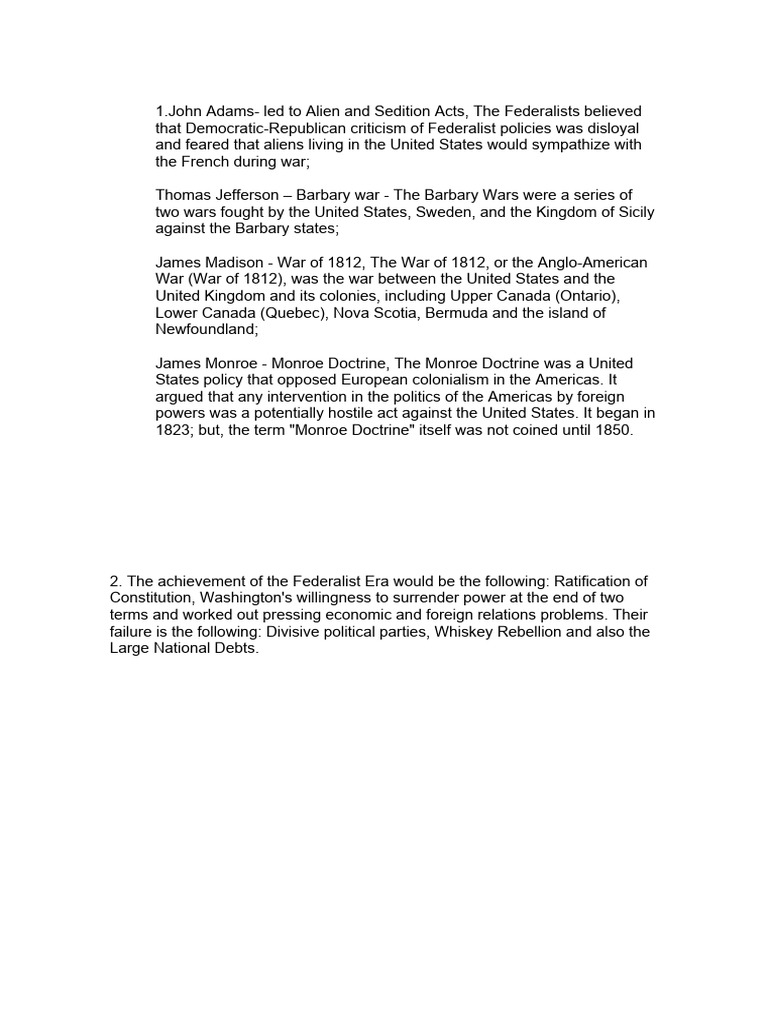 3.14 Unit Test The New Republic Part 2 | PDF