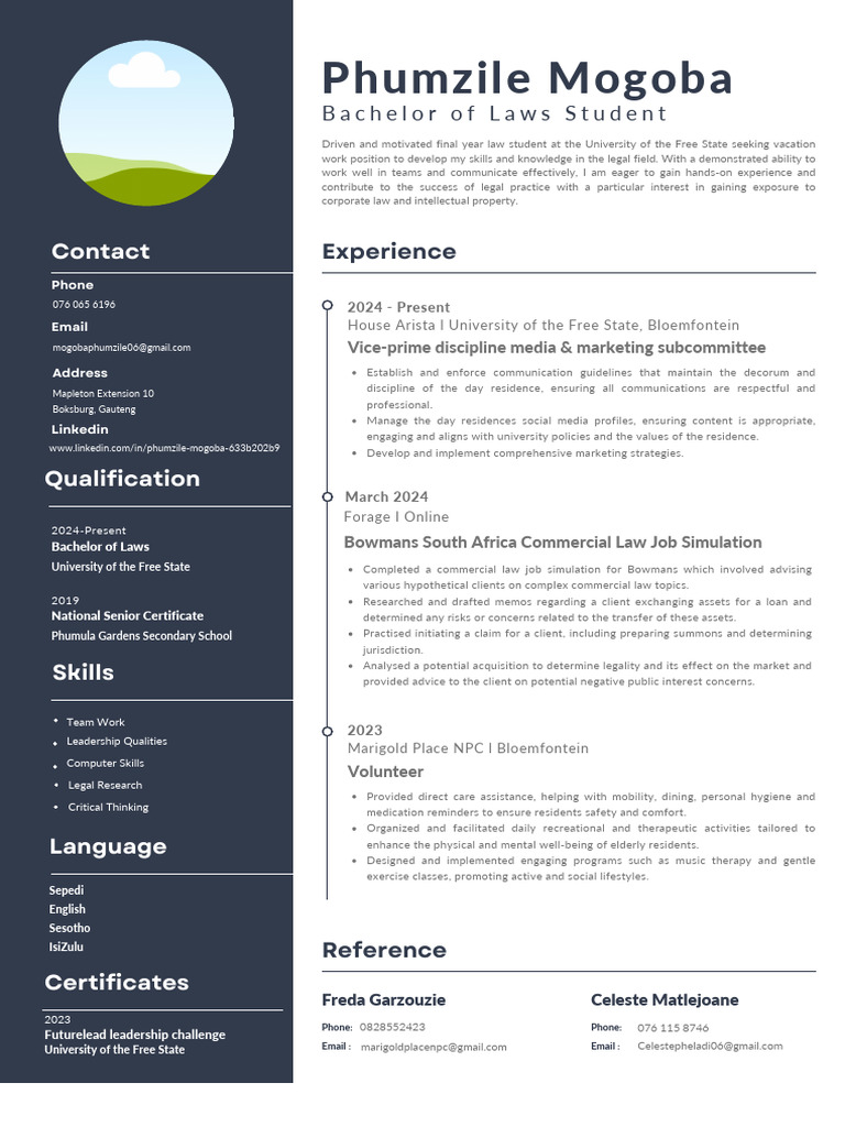 Black White Minimalist CV Resume (2) | PDF | Disciplines | Simulation