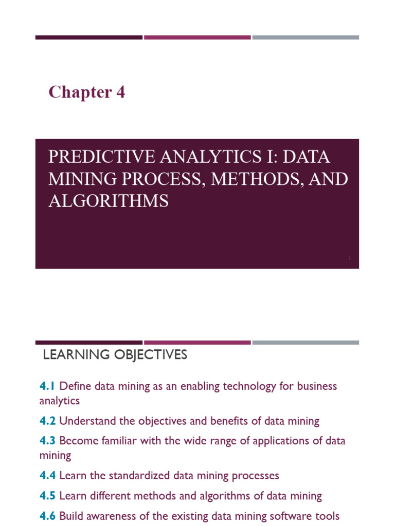 BI Chapter 04 - Unlocked | Download Free PDF | Receiver Operating Characteristic | Data Mining