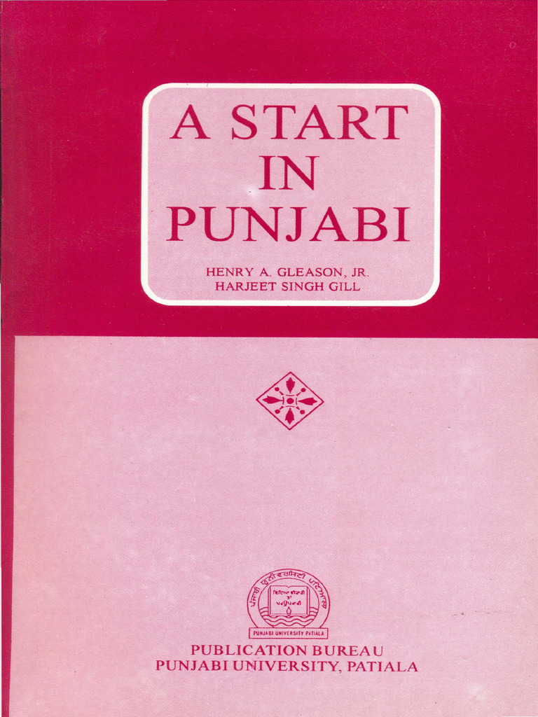 A Start in Punjabi Language Learning | PDF | English Language | Tone ...