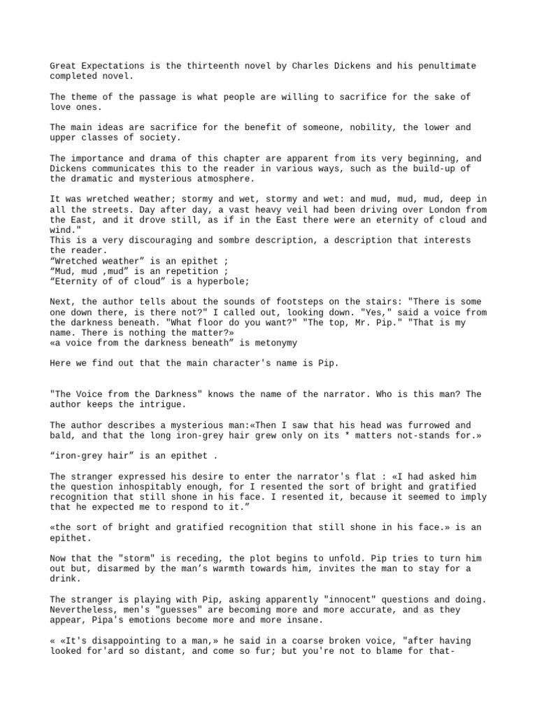 Great Expectations | PDF | Great Expectations