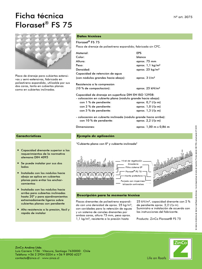 ZinCo FT Floraset FS75 3075 CL | PDF