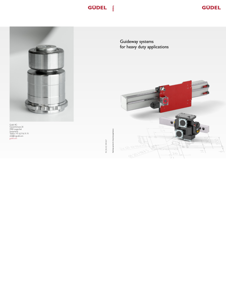 Guideway Systems For Heavy Duty Applications en | PDF | Gear ...