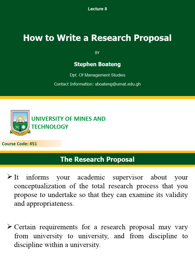 Research Methods Lecture 8 | PDF | Methodology | Hypothesis