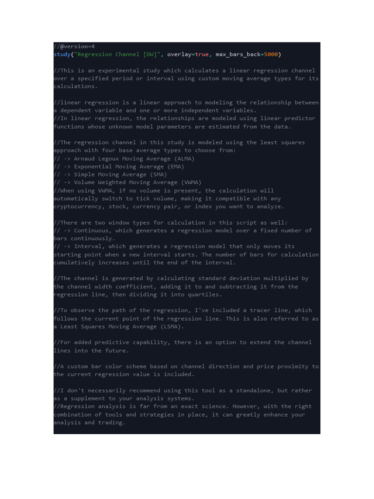 Alma Trend Lines | PDF | Moving Average | Linear Regression