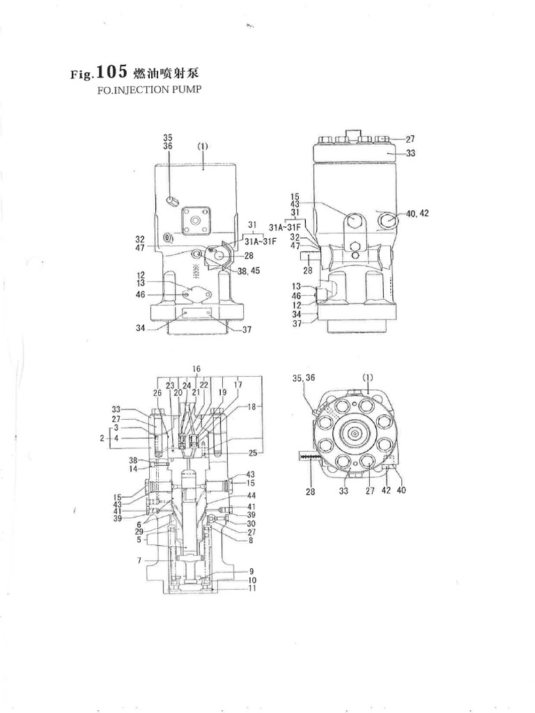 Fuel pump drawing | PDF