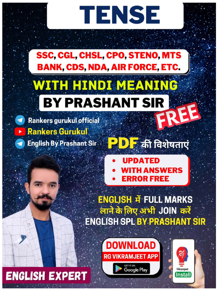 Tense ALL TCS Questions | PDF