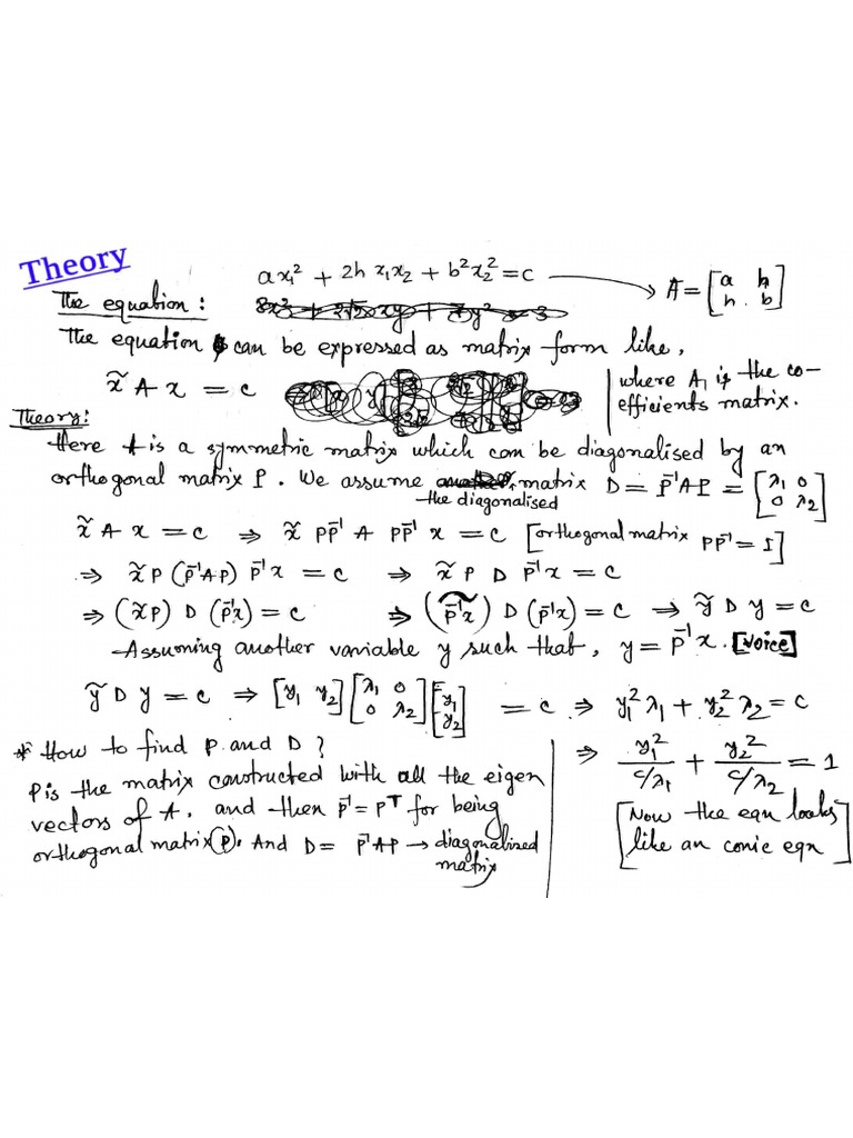 Conic Equation Locus | PDF