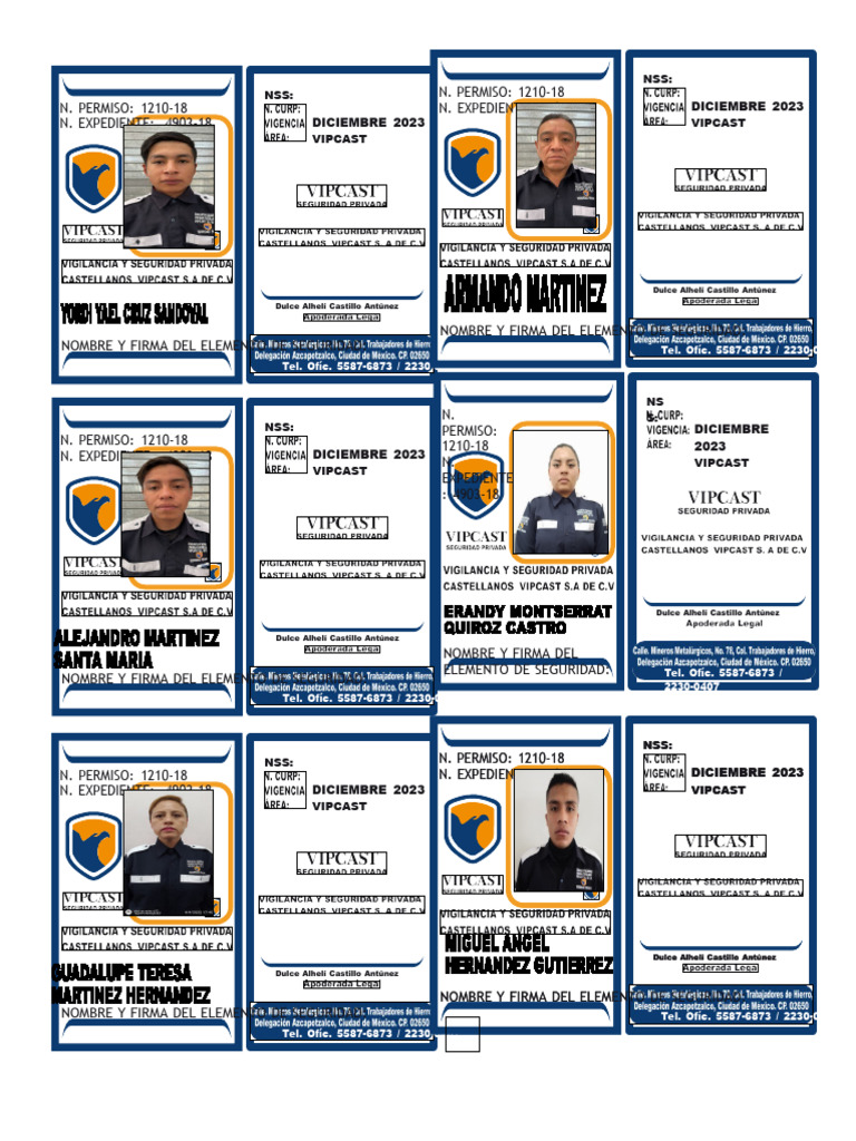 Plantilla Credencial 3 | PDF