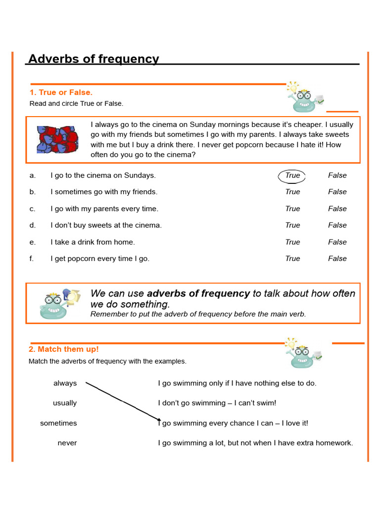 Understanding Adverbs of Frequency | PDF