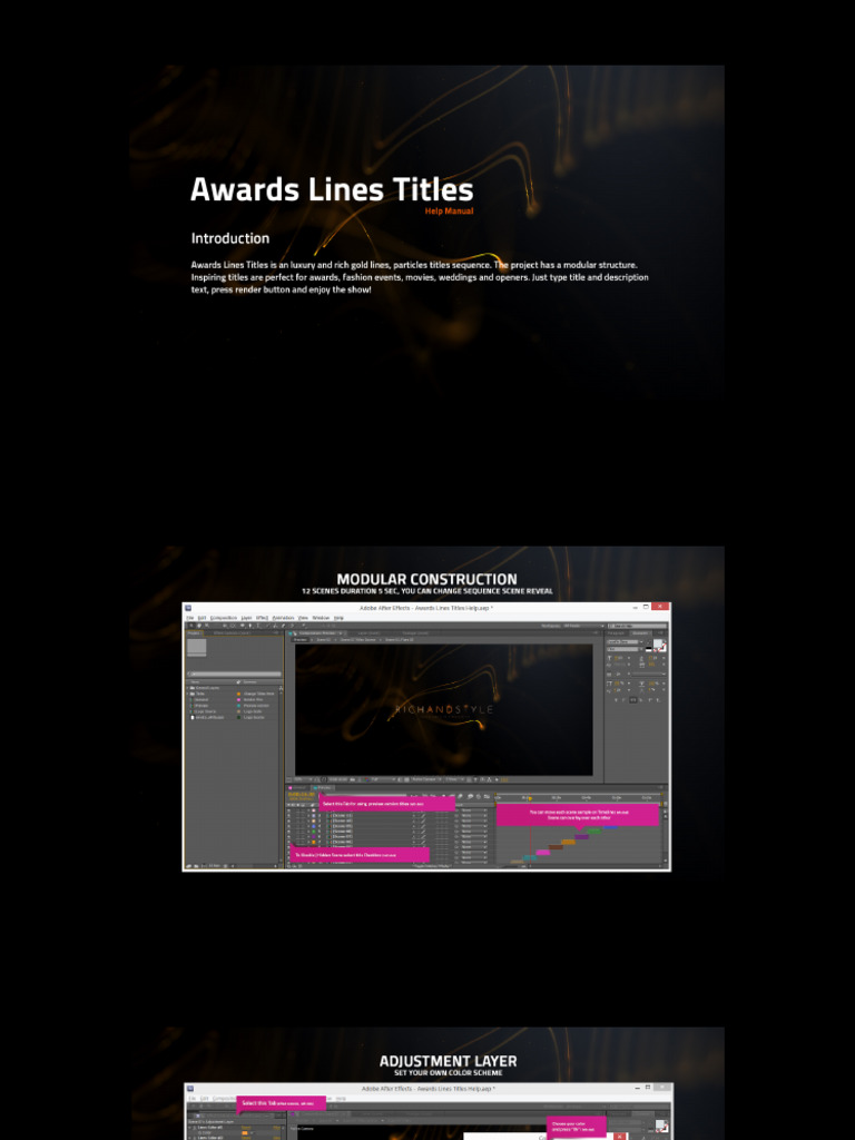 Awards Lines Titles Help Manual | PDF
