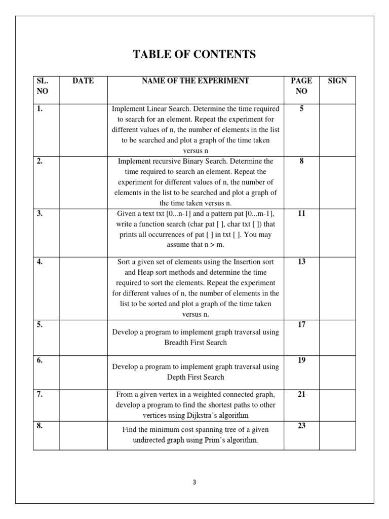 Algorithms Lab Manual Download Free Pdf Algorithms Combinatorics