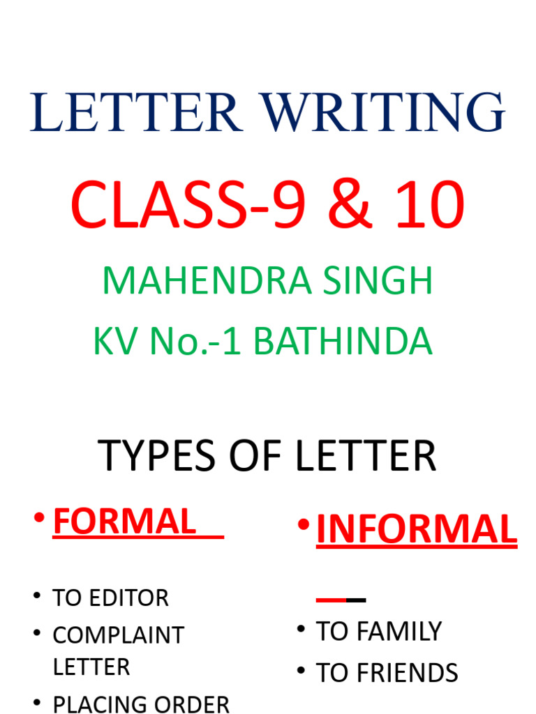 Letter Writing Ms | PDF